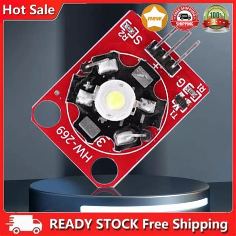 Scheda Modulo Led 3w Con Chassis Pcb Alta Potenza Per Arduino Eur 370 Picclick It