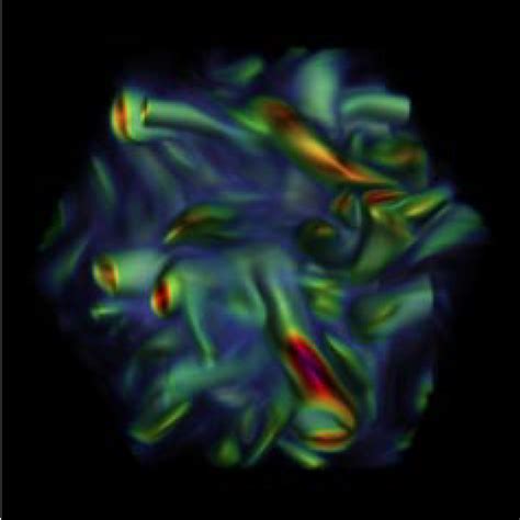 Volume Visualization Of Turbulent Vortex Flow The Original Data Set