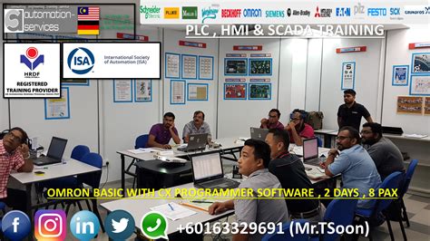 Plc Training On Omron Plc With Cx Programmer Basic 2 Days 8 Pax Under 3rd Party Training