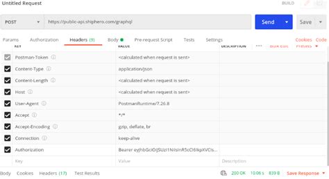 Graphql Api Call Is Showing Error Even We Have Full Access Graphql Api Shiphero Community