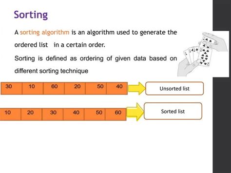 Dsa Data Structure And Algorithms Sorting Ppt