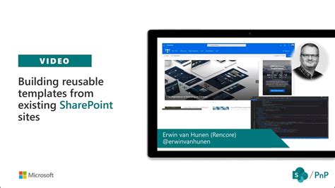 Community Demo Building Reusable Templates From Existing Sharepoint Sites Youtube