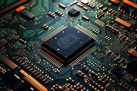 Premium Ai Image Imprint With The Texture Of A Circuit Board For Tech