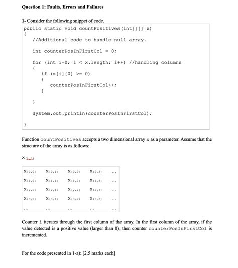 Solved 1 Consider The Following Snippet Of Code Public Chegg