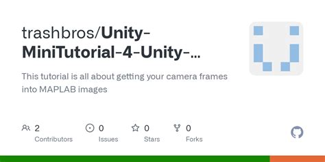 github trashbros unity minitutorial 4 unity cameras to matlab images
