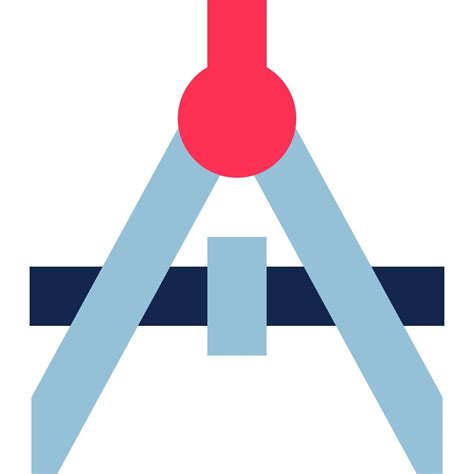 Drafting Compass Icon In Office Style