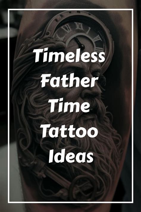31 Father Time Tattoo Ideas America Theme Hairdresser Tattoos