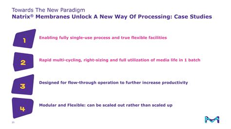 High Productivity Membrane Chromatography Enabling The Next Generation Bioprocessing Paradigm Ppt