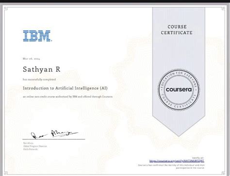 Sathyan R On Linkedin Ai Learning Innovation Linkedin Ksrct Coursera