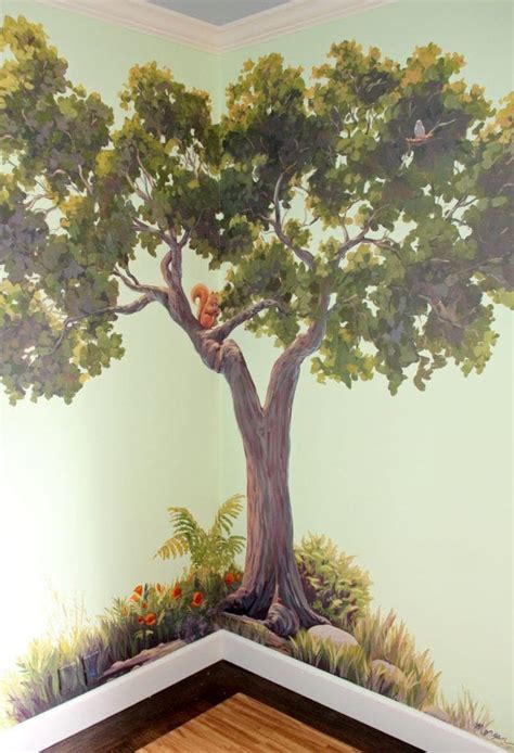 Happy Tree Nursery Mural Morgan Mural Studios