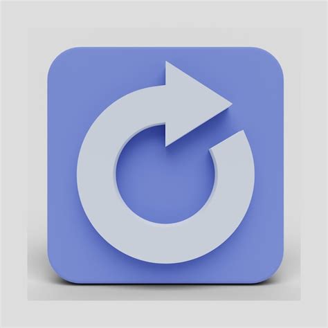 Premium Psd Rotate 3d Illustration Icon Pack