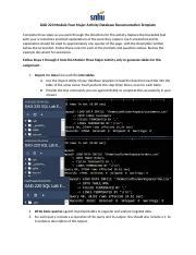 Database Activity Documentation For Module Four Course Hero
