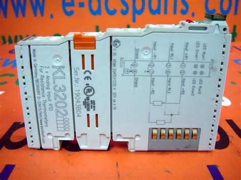 BECKHOFF 2 X ANALOG INPUT RTD MODULE KL3202