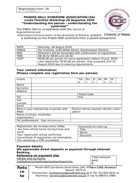 History Of Pwsa Sa Prader Willi Syndrome Support South Doc