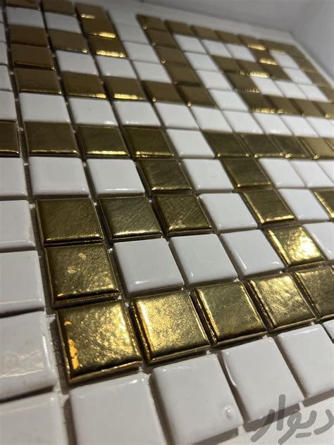 سرامیک استخر کاشی استخری حاشیه ورساچه سفید طلاییمصالح و تجهیزات