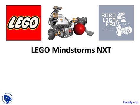 lego mindstorms embedded intelligent robotics lecture slides docsity