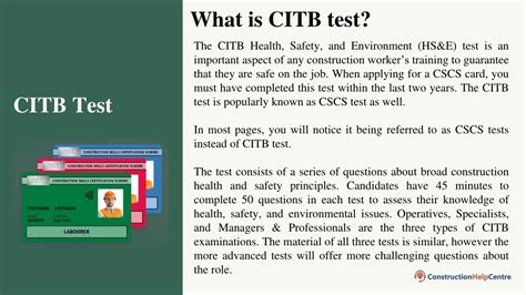 Ppt What Is Citb Tests And How Can Apply For It Powerpoint Presentation Id 11087719