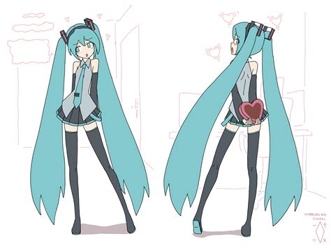 Simple Miku And Valentines Day Rhatsunemiku