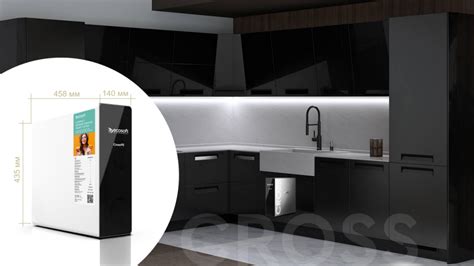 Компактний розумний фільтр зворотного осмосу Cross90 Mo3600peco купити за вигідною ціною в