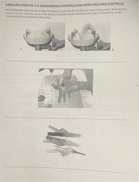 Solved Labeling Exercise 3 2 Engineering Controls And Work
