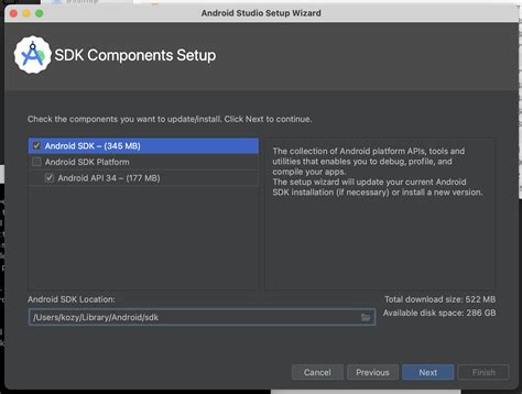 Install Android SDK Flipper