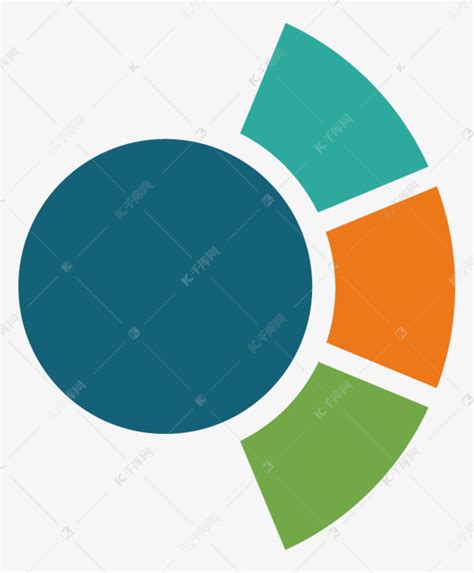 圆形扇形ppt素材图片免费下载 千库网