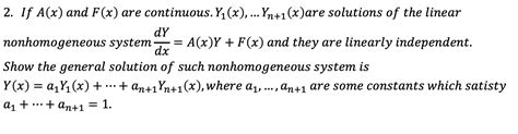 Solved If A X And F X Are Continuous Y X Chegg Com