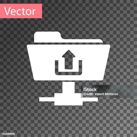 투명 한 배경에 흰색 Ftp 폴더 업로드 아이콘입니다 소프트웨어 업데이트 전송 프로토콜 라우터 팀워크 도구 관리 복사 프로세스의