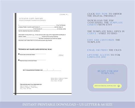 Attested Copy Notary Form Template Notarial Certificate Notary Public Notaries And Clients