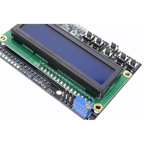 keypad shield with lcd1602 lcd display monitor 1602 16×02 5v character blue backlight screen lcd
