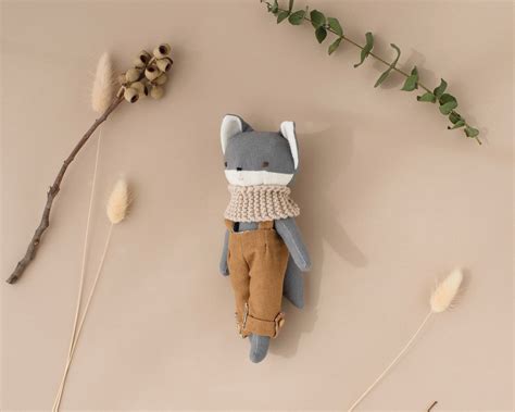 Pdf Schnittmuster Und Anleitung Für Einen Fuchs Mit Latzhose Und Kapuze
