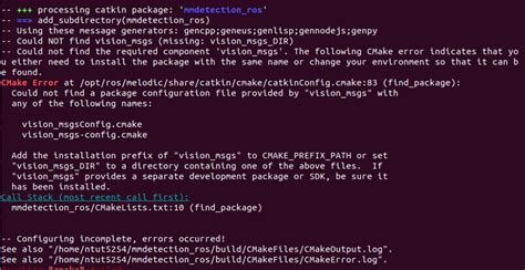 About Catkin Make Question Issue Ros Perception Vision Msgs Github