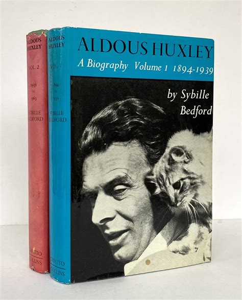 Aldous Huxley A Biography Two Volumes By Bedford Sybille Near Fine