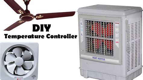 Temperature Controlled Fan Or Room Cooler Using Arduino And DHT