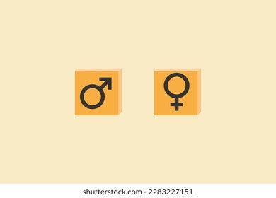 Equal Sign Between Symbols Men Women Stock Vector Royalty Free 2283227151 Shutterstock