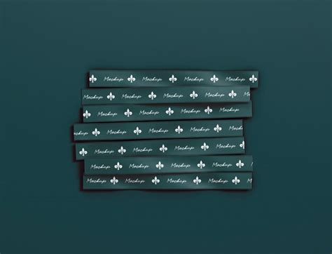 리본 모형 디자인 무료 Psd 파일