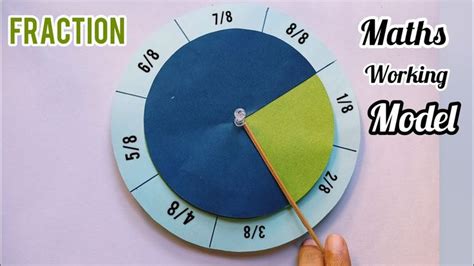 Maths Working Model On Fractions Fraction Maths Tlm Maths Fraction Working Model