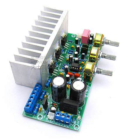 Tda2050 Tda2030 2 1三声道低音炮功放板成品板模块 Diy足60w大功率音箱音响制作功放板立体声音频放大板 虎窝淘