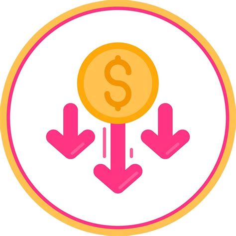 Decrease Flat Circle Uni Icon 38885283 Vector Art At Vecteezy