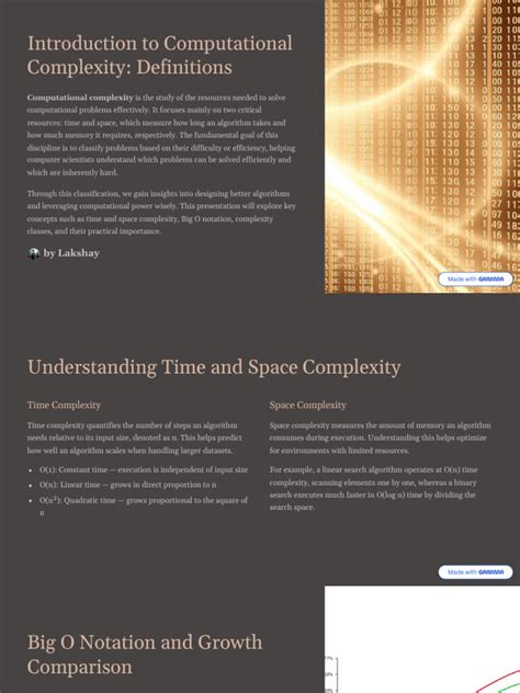 Introduction To Computational Complexity Definitions Pdf Time Complexity Computational