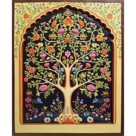Traditional Tree Mural Color Different Available At Best Price In