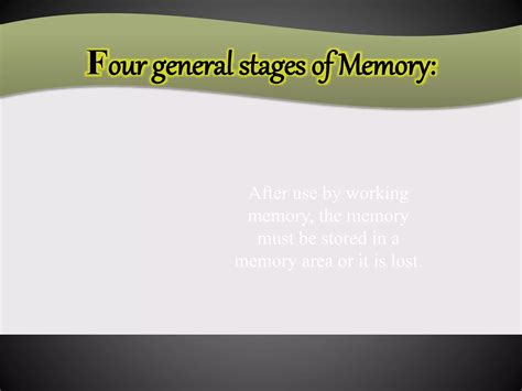 Memory And Forgetting Psychology PPSX