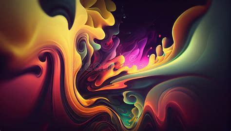 Generative Ai A Fluid Organic Shape For A Natural And Calming Website Design Stock