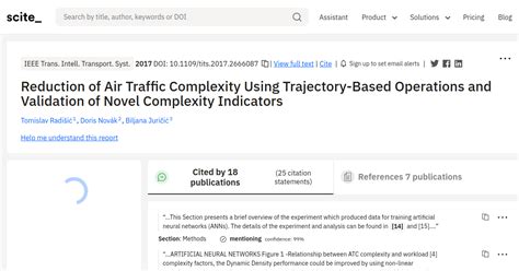 Citation Report Reduction Of Air Traffic Complexity Using Trajectory Based Operations And