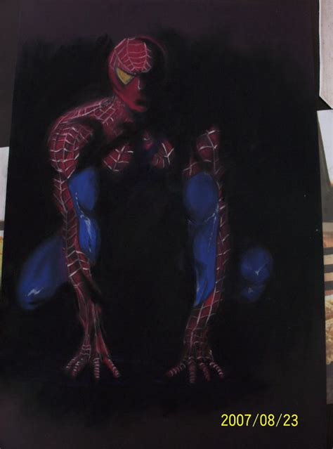 Spiderman Crouching By Tacitmassacre On Deviantart