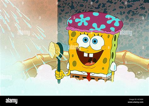 Spongebob Taking A Bath