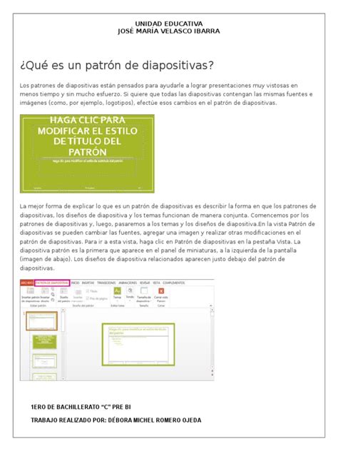 Pdf Patron De Diapositivas Animacion Transiciondocx Dokumentips