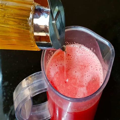 Watermelon Juice With Lemon And Ginger Summer Drinks