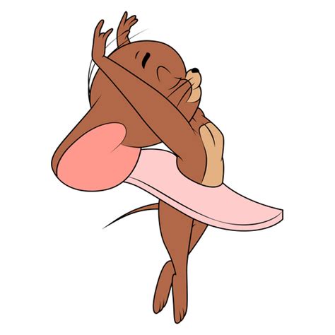 Tom And Jerry Surprised Jerry Sticker Sticker Mania