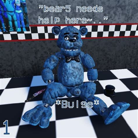 Rule 34 3 Toes Animatronic Asking For It Asking For Sex Bear Bear5 Black Bow Tie Black Bowtie